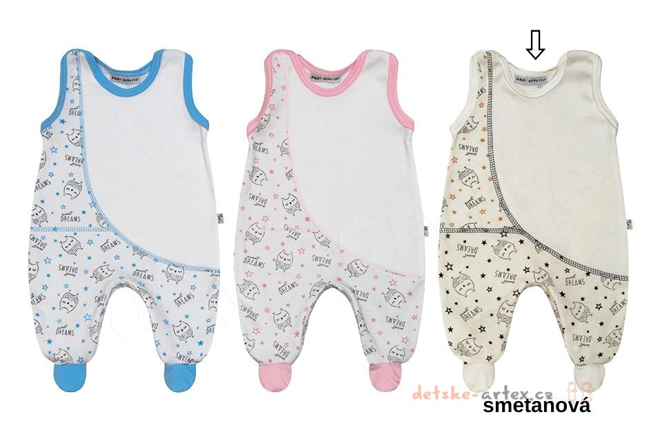 dupačky pro miminka se sovičkami neutrální - detske-artex.cz